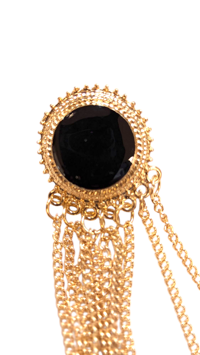 Dupsie's Majestic Anoir Brooch vintage lapel Pin Brooch with rhineston – Dupsie's African Fashion