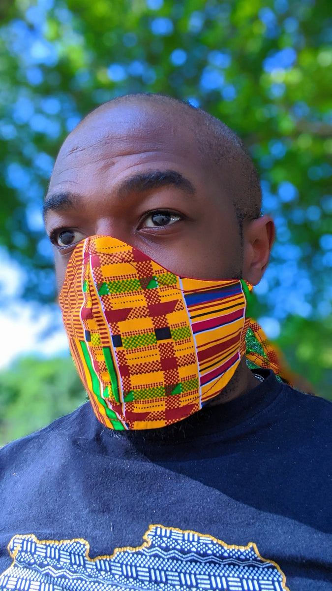 African Face masks for Men - Dupsie's – Dupsie's African Fashion
