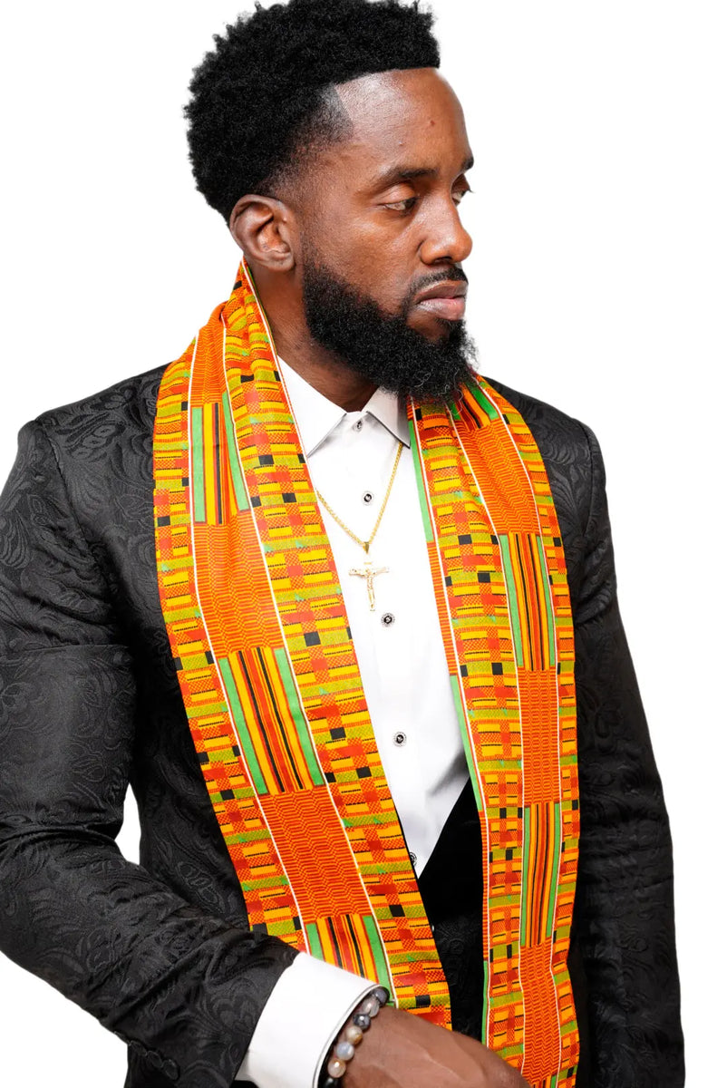 Sikadwa Kente African Print Sash-DP0795S – Dupsie's African Fashion