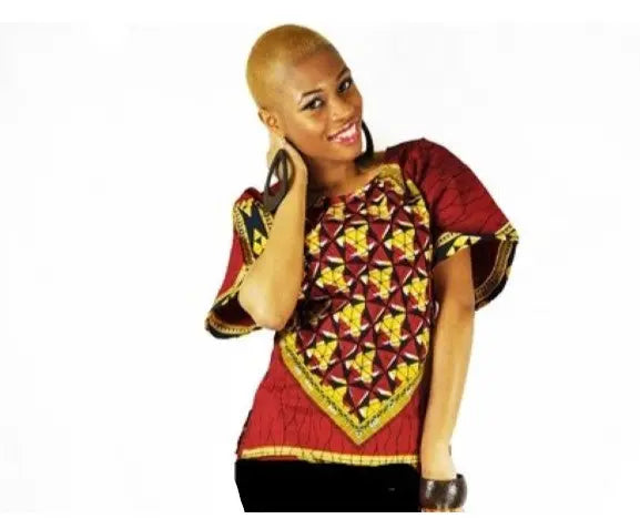Dupsies Oleku African Print Anakara Buba Top - DP3786T – Dupsie's ...