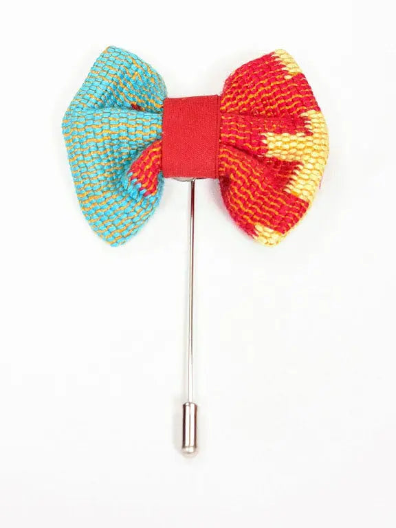 African Kente Print Lapel Pin - DPKNTLP8 – Dupsie's African Fashion